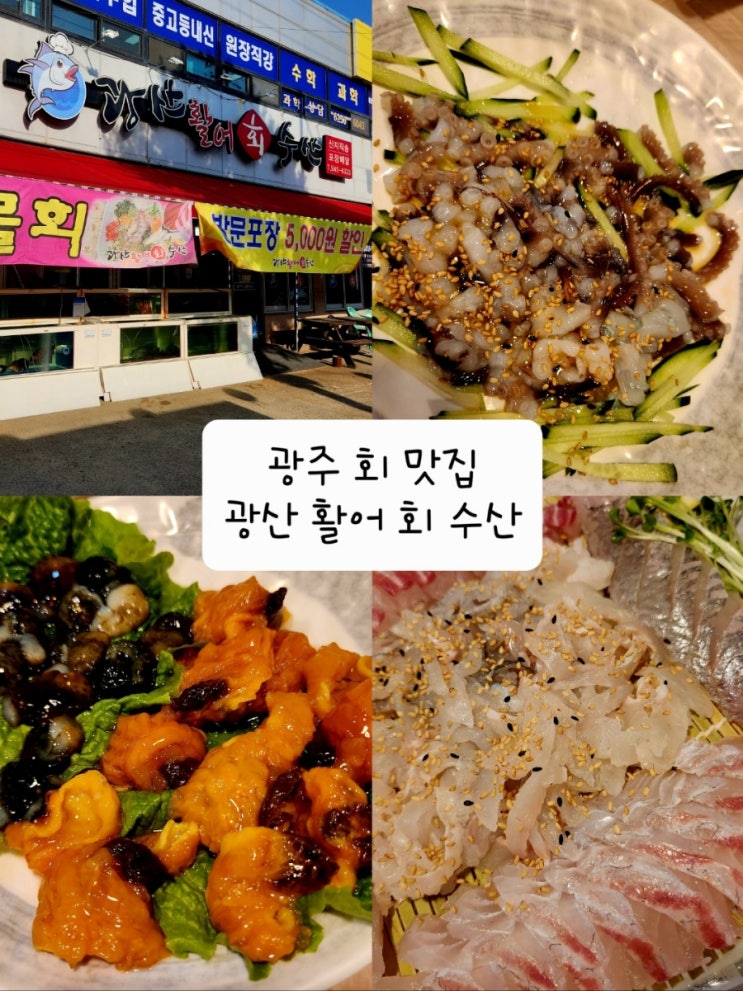 광주 광산구 가성비좋은 회맛집 광산활어회수산 내돈내산 솔직후기 네이버 블로그