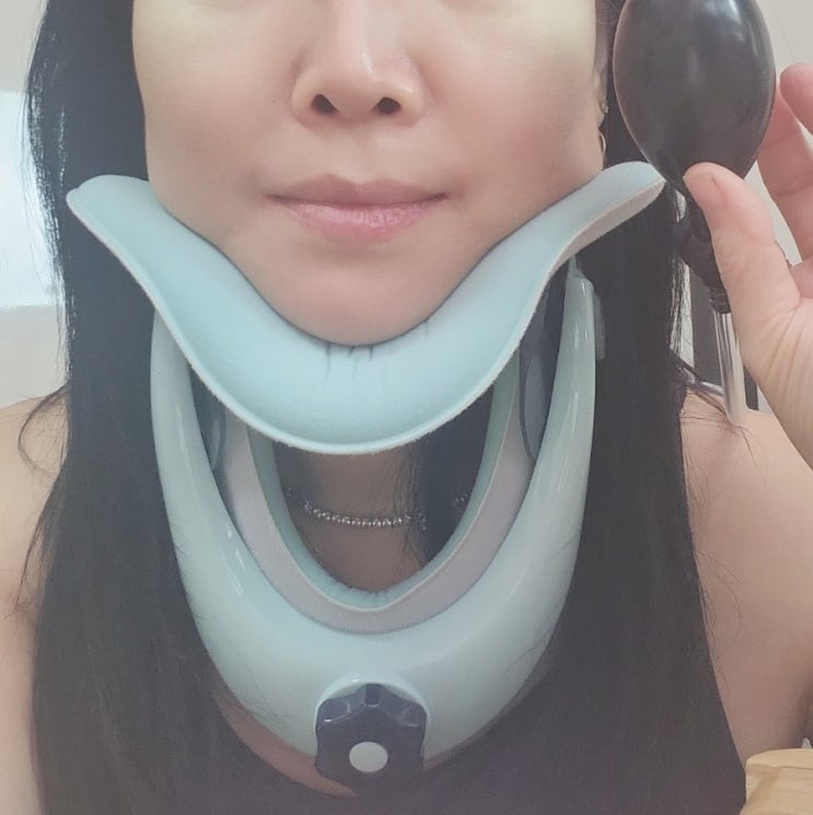거북목 교정기 테크러브 일체식 목견인기로 목디스크 관리하세요 네이버 블로그