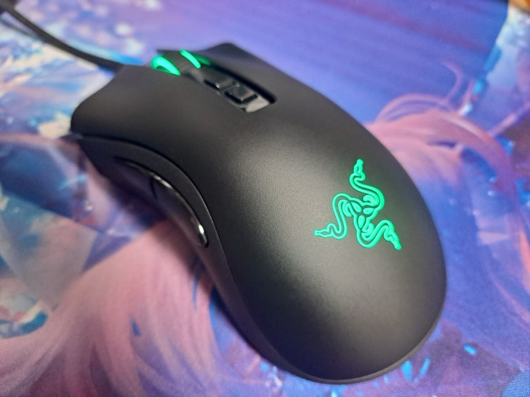 레이저 데스에더 V2 게이밍 마우스 구매 후기. 가격, 크기, 가성비 훌륭하다! : 네이버 블로그