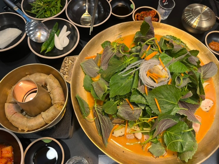 양산 중부동 맛집 수백당 순대전골and순대국밥 찐맛집👍🏻 네이버 블로그