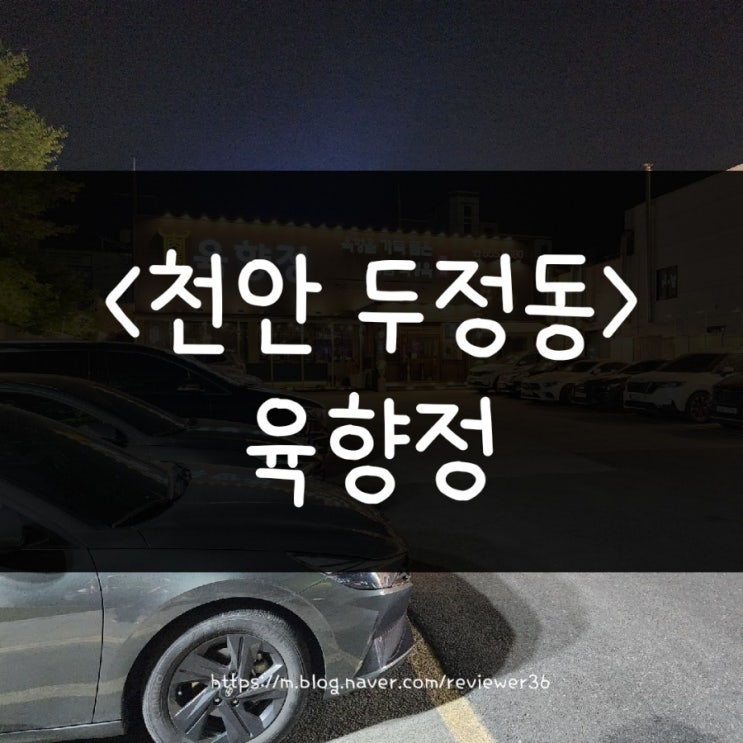 두정동 맛집 L 육향정 두정동고기집으로 강력 추천 네이버 블로그