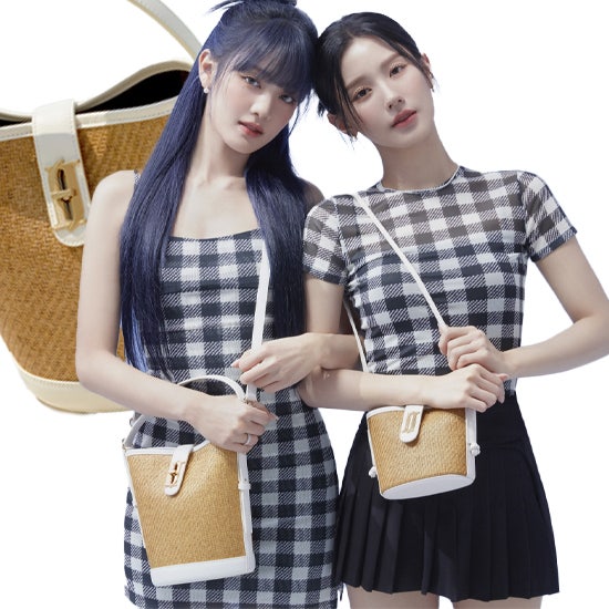 여자 여름 가방 라탄백 추천 여자아이들 민니 And 미연 화보 속 제이에스티나 핸드백 백팩 크로스백 정보 네이버 블로그