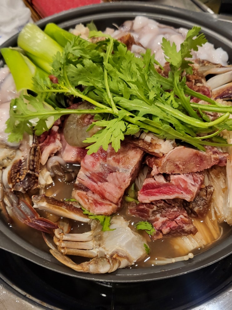 전주 중화산동 가족모임하기 딱 좋은 _ 일송정(갈낙전골, 육회, 갈비찜) : 네이버 블로그