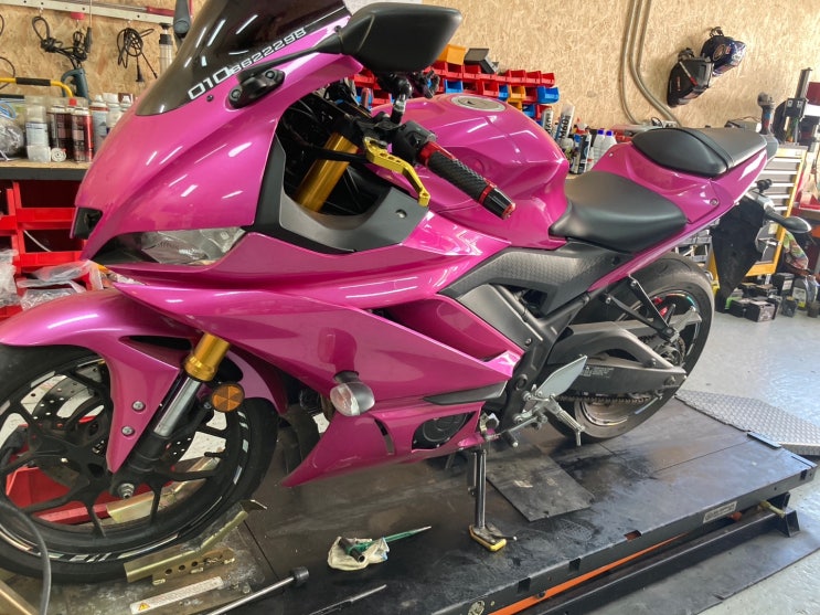 천안 오토바이 야마하 Yzf R6 쇼바오버홀엔진오일교체순정오일필터이치로세이류usb시거잭백스텝장착 네이버 블로그