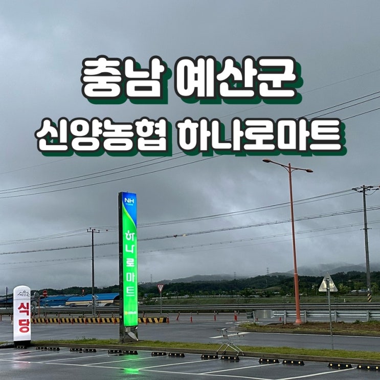 충남 예산 신양농협 하나로마트 영업시간 마트 코너 주차장 Atm 한우타운예산옥 네이버 블로그