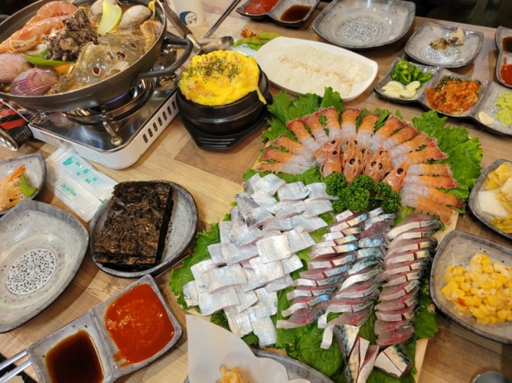 제주도 성산일출봉 맛집 제주어물전 어물전한판고등어회 갈치회 딱새우회 네이버 블로그