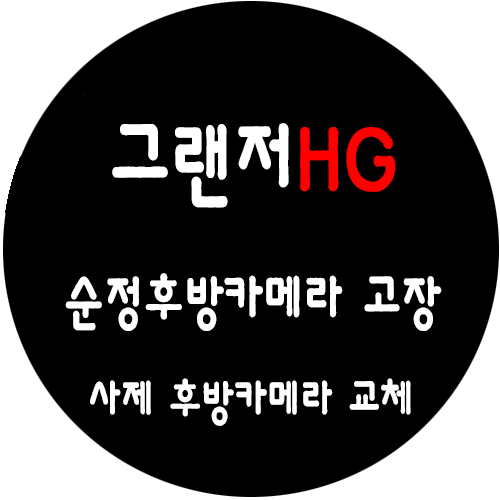 그랜저hg 순정 후방카메라 고장으로 인한 사제 후방카메라 교체 순정모니터 연동 순정 Pas 기능 연동 일산 파주