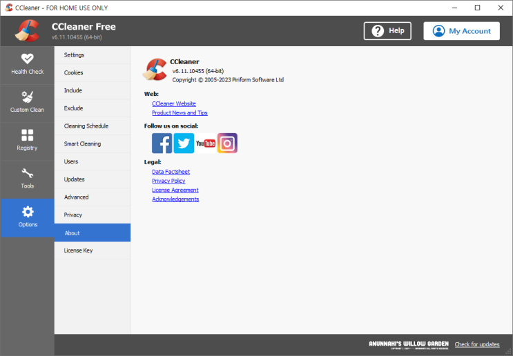 시스템 최적화 프로그램 씨클리너 포터블 버전 한글판 다운로드 CCleaner v6.11.10455 Portable : 네이버 블로그