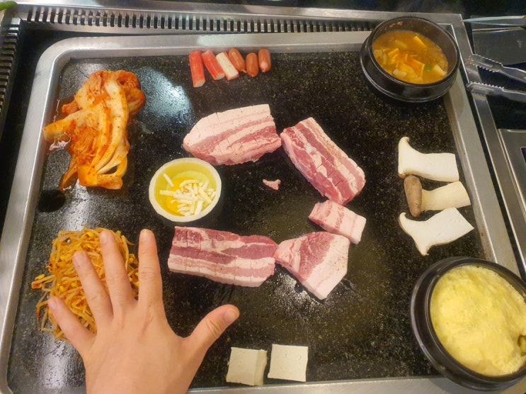 정왕동 삼겹살 맛집 추천 가성비 좋은 고기굽는카페조선 정왕본점 Feat 주차 가격 주소 네이버 블로그