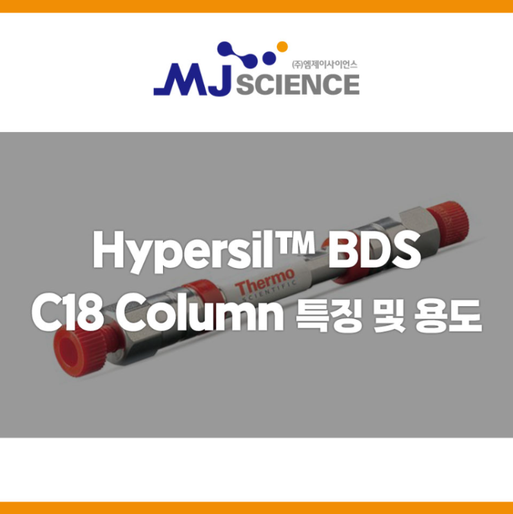 Hypersil BDS C18 Column 특징 및 용도 사양 정리 : 네이버 블로그