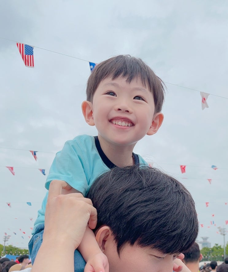 우리 가족 첫 운동회 구내 어린이집 연합 체육대회 후기 네이버 블로그