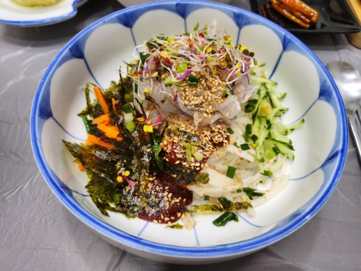 포항 이동 자연산 물회 맛집 제일회타운 네이버 블로그