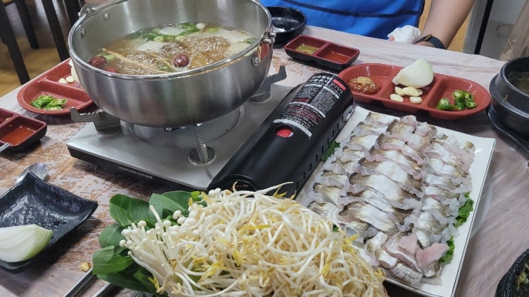 광주 보양식 왕대박회수산 우산동 횟집 하모 샤브샤브 맛집 네이버 블로그