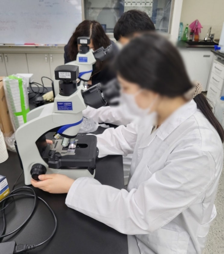 푸드테크니션 양성과정 그람염색 방법 및 원리 현미경 조작방법 Catalase Test 네이버 블로그