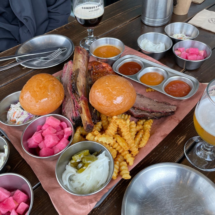 제천 맛집 텍사스바베큐 카우보이그릴 이스턴동 예약 잭 플래터 후기 네이버 블로그