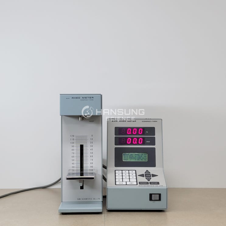 SUN Rheo Meter Compac-100 II , 레오미터 ,경도계 (H674) : 네이버 블로그