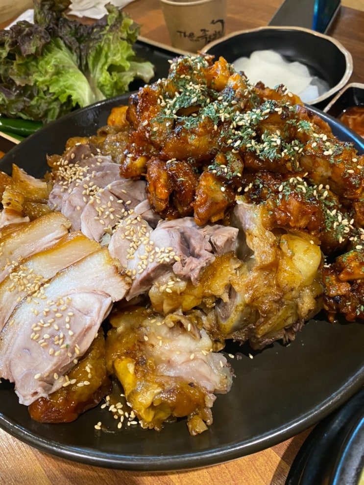 송파 족발 맛집 더맛있는족발보쌈 가락점 제공되는 사이드만 먹어도 배터짐 🐷 네이버 블로그