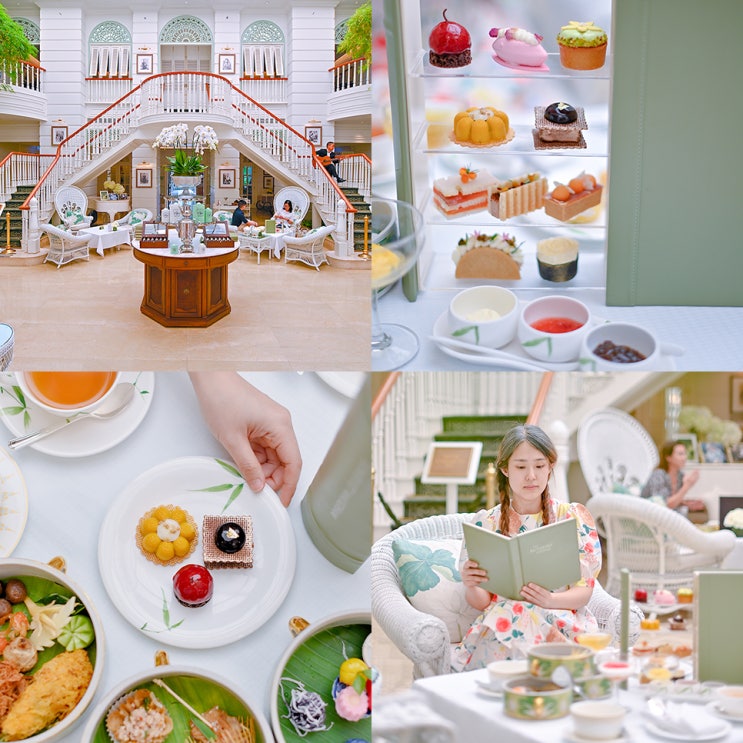 방콕 여행 만다린 오리엔탈 방콕 오서스 라운지(Author's Lounge) 애프터눈 티 즐기기!(스프링 티 세트/오리엔탈 티 ...