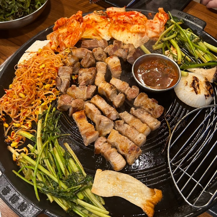 남구로역 맛집 구이누리 왕솥뚜껑 삼겹살 고기 맛집 네이버 블로그