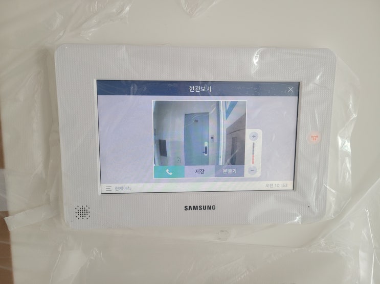 고양시 일산서구 문촌마을3단지우성아파트 삼성 월패드 SHT-8820, 삼성도어락 DP960 교체 후기 : 네이버 블로그