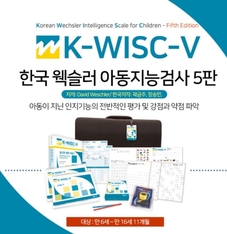 아동용 웩슬러지능검사 K Wisc V 유아용 웩슬러지능검사 K Wppsi Iv 소개 네이버 블로그