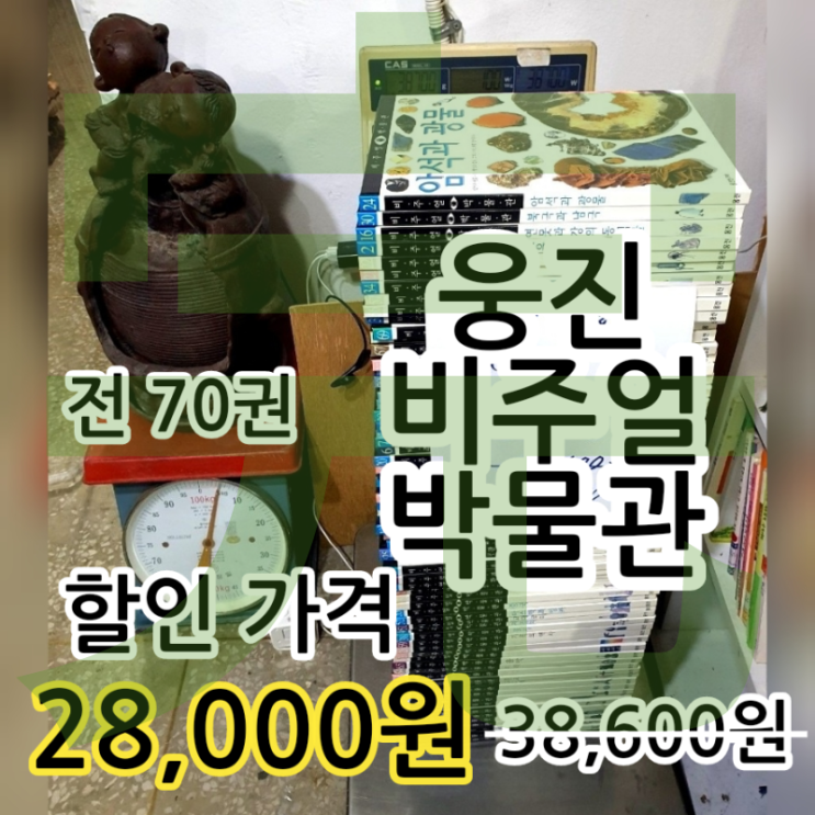 웅진 비주얼 박물관 전 70권 전집 세트 28000원 웅진씽크빅 영국 Dk 비주얼 백과사전 아이들 초등 어린이 동화 전집 세트