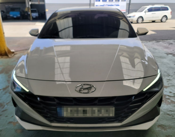 현대 아반떼 CN7 사고수리 대물보상 대물처리 자차처리 본넷 판금도장 복원도장 익산 엠케이(MK)모터스 : 네이버 블로그