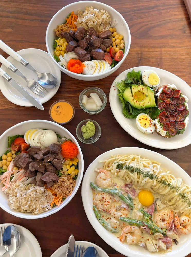 의정부 감성 포케 샌드위치 파스타 브런치 맛집 산타마리아 내돈내산 네이버 블로그