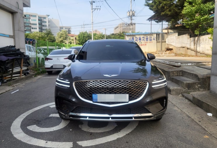 신차 GV70 레인보우프리미엄IS100풀썬팅, 파인뷰LXQ500블랙박스, PPF, 나노텍유리막코팅 수원신차검수 수원신차패키지 수원레인보우 수원레인보우프리미엄 수원레인보우 ...