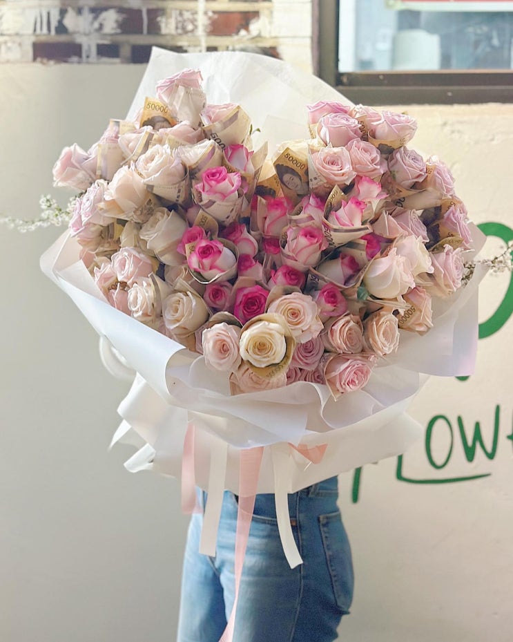 고덕동꽃집 피엘피엘플라워 로맨틱한 로즈데이 💓 백송이 온니로즈 꽃다발 네이버 블로그
