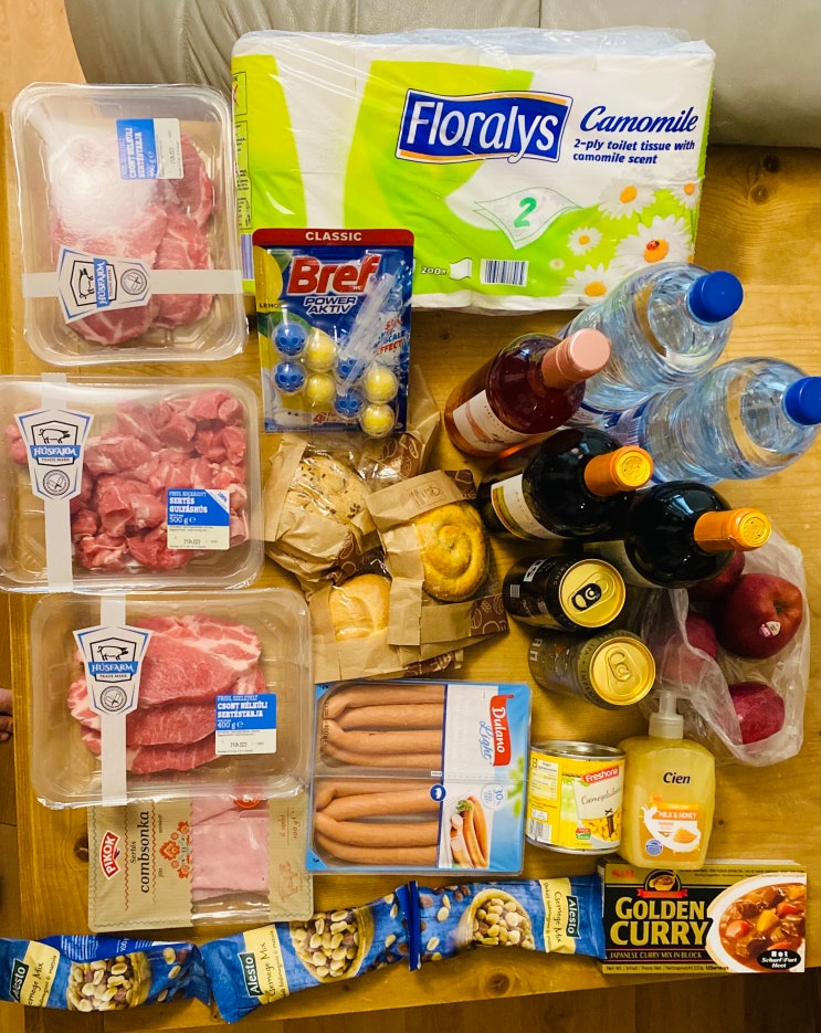 [헝가리 부다페스트 한 달 살기] #13. 부다페스트 마트 장바구니 물가 분석 / 부다페스트 SPAR(스파), LIDL(리들 ...