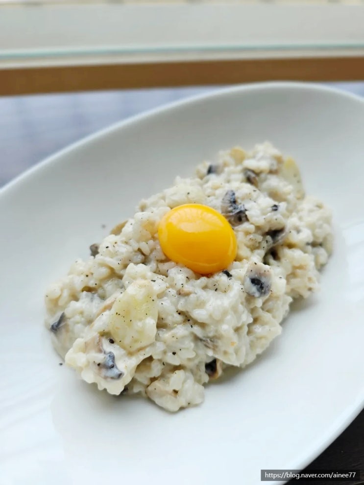 편스토랑 류수영 10분 리조또 초간단 외식 메뉴 양송이버섯 리조또 한그릇요리 크림리조또 찬밥활용 브런치메뉴 네이버 블로그