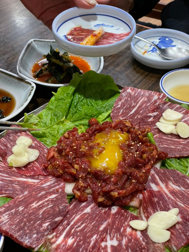 제주도 찐 핫플 산우정 나만 몰랐던거야 제주도민맛집 육회와 육사시미 네이버 블로그