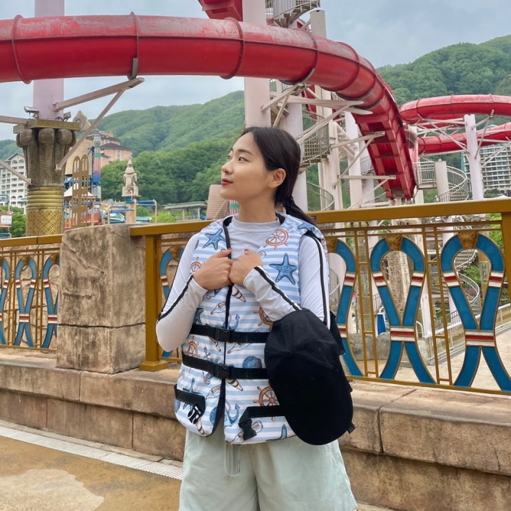 비발디파크 오션월드 할인 준비물 구명조끼 대여 간지렌탈샵 후기 네이버 블로그