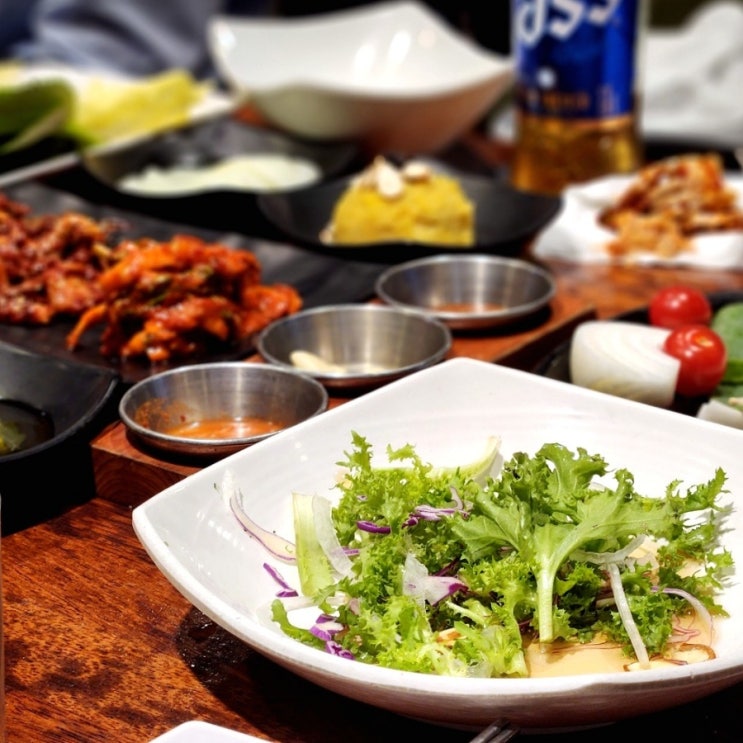 선릉역 삼겹살 회식장소로 딱 좋은 고기집 마초갈비 네이버 블로그