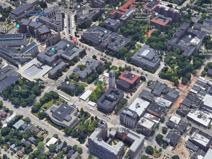 [미국대학유학] 미시간대학교 앤아버 캠퍼스 (The University of Michigan, Ann Arbor Campus ...