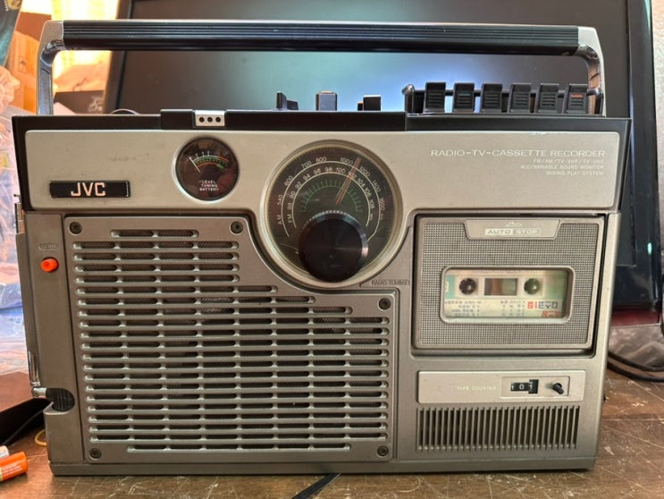 JVC 카세트 라디오 TV 붐박스카세트재생OK/라디오,TV안됨/1977년제조,Model No.3060 : 네이버 블로그