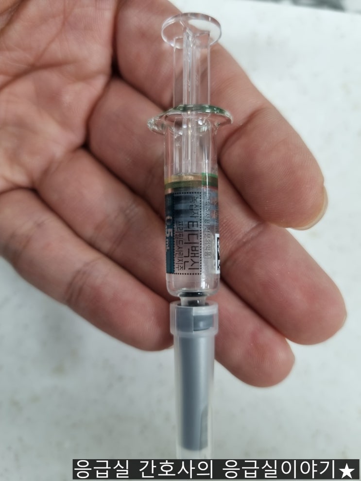 티디백신 프리필드시린지 주(TD vaccine) : 네이버 블로그