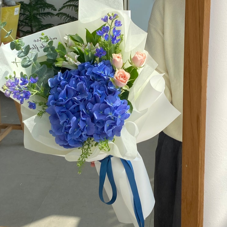 역곡꽃집 역곡역 꽃배달 항동꽃배달 스승의날 수국꽃다발 네이버 블로그