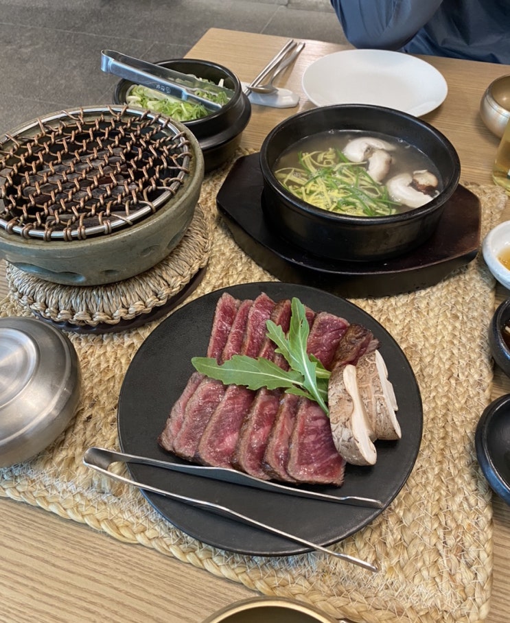한암동 여의도점 분위기 좋은 매장에서 전통주 페어링하며 한우 즐기기 좋은 여의도 한식 맛집 네이버 블로그