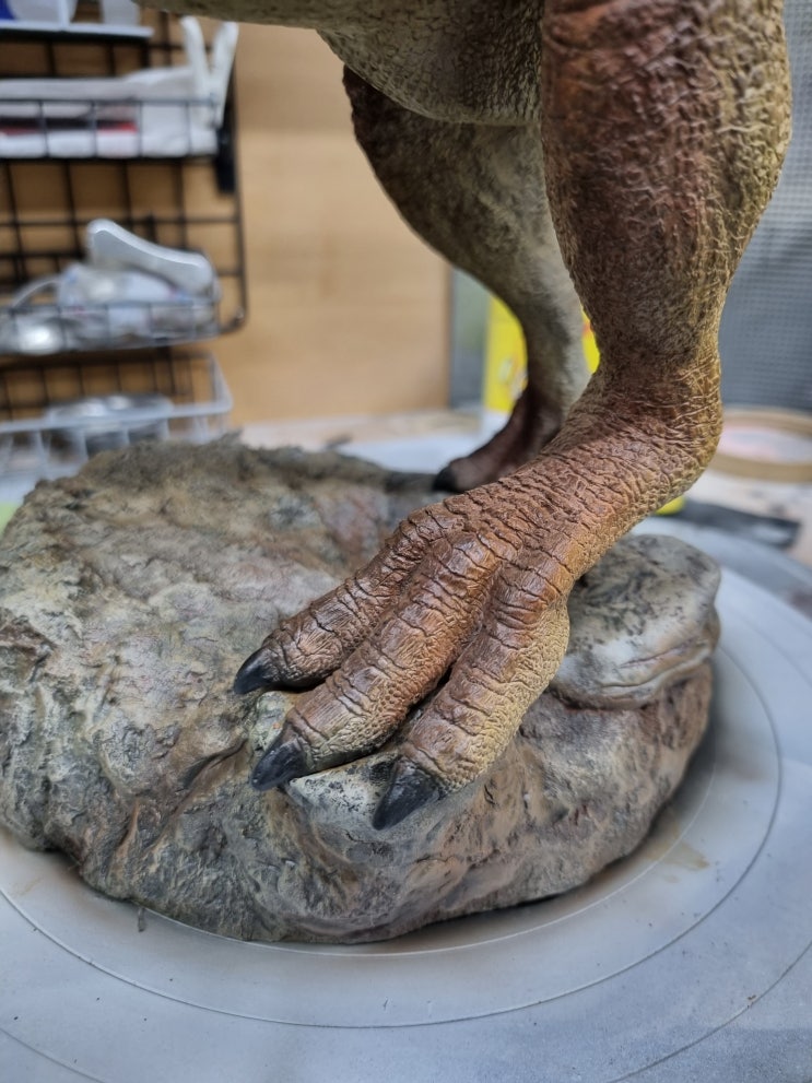 [작업일지]keith strasser 아크로칸토사우루스 : 네이버 블로그