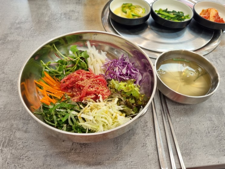 동탄에듀센터 맛집 식권대장 가능 육회비빔밥 김치찌개 전골 맛집 영웅정육점 Feat 가짜장님 네이버 블로그