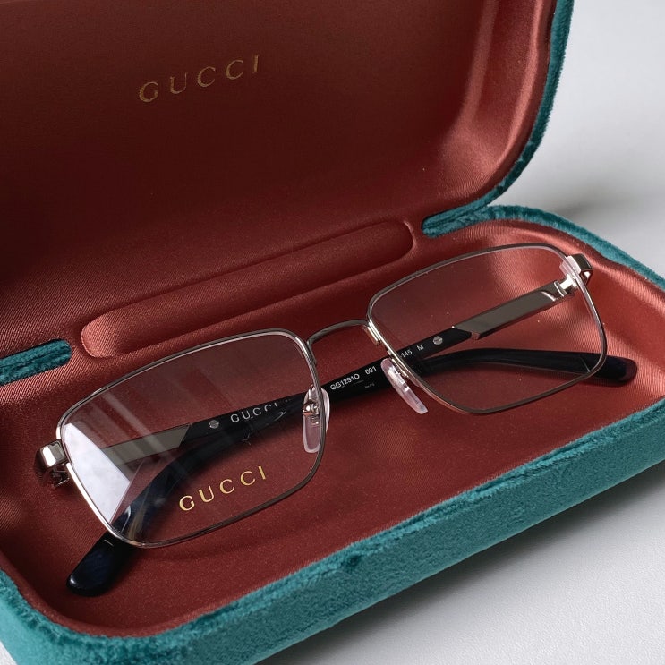 복고풍 직사각형 메탈테 '구찌 GG1291O' 묵직한 멋 : 네이버 블로그