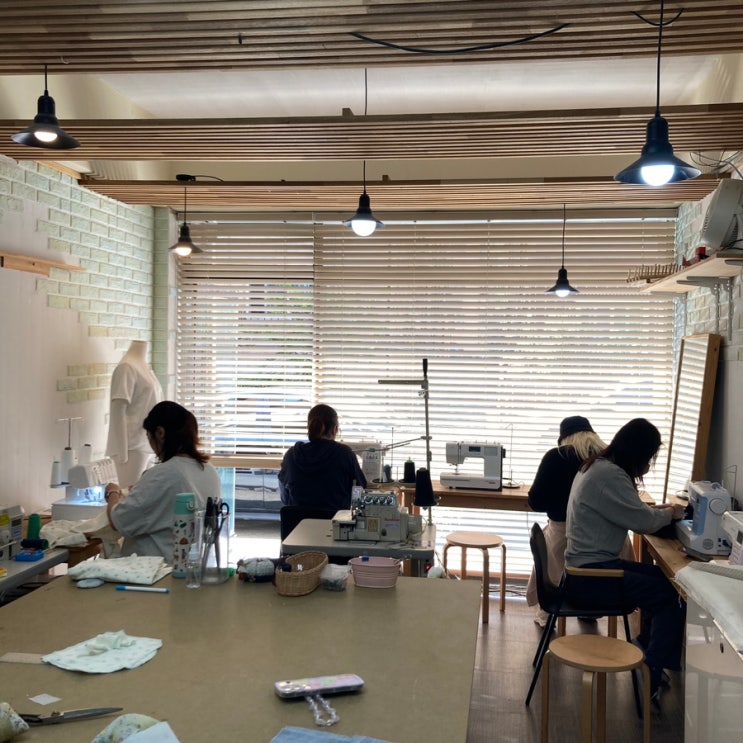 분당미싱공방 낭만바늘 4월~ 5월 공방 수업모습 And 수강생작품 네이버 블로그