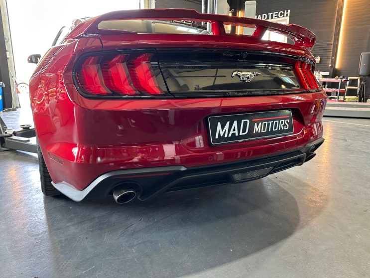 머스탱에코부스트 2.3 준비엘 듀얼가변배기 세팅 춘천배기 춘천튜닝 춘천맵핑 강원도배기 춘천가변배기 매드모터스 : 네이버 블로그