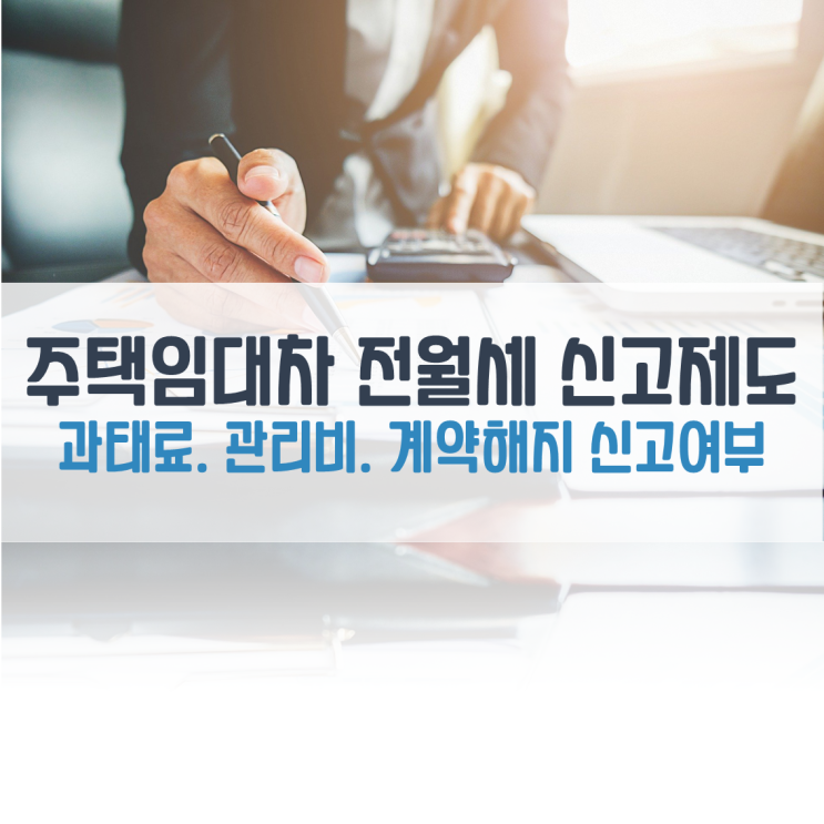 주택임대차 전월세 신고제 대상 과태료 정보와 관리비 계약해지 시 신고 여부 네이버 블로그