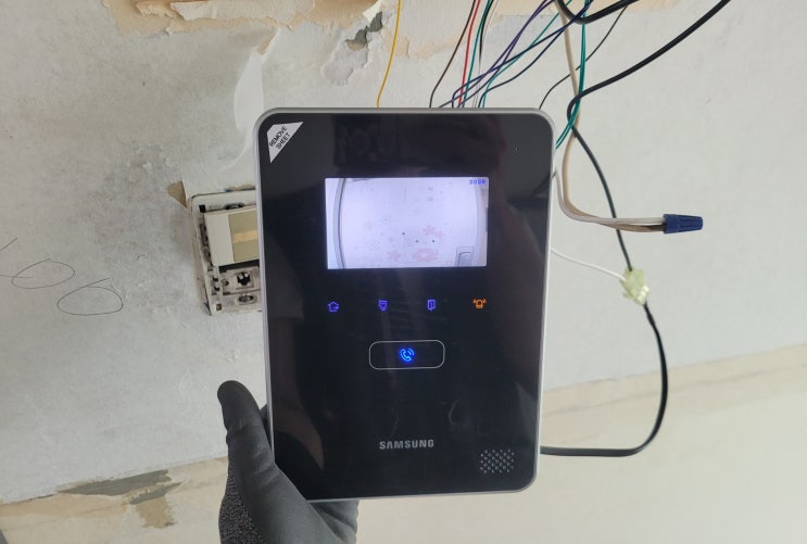 인천 미추홀구 용현동 금호2차아파트 삼성 비디오폰 SHT-3625AMK 교체 후기 : 네이버 블로그