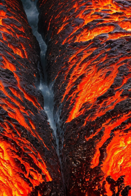 [Ai Greem] 자연_022: 용암, 마그마, 폭발, 자연재해, 배경, 일러스트, 근접 샷, volcano, lava ...