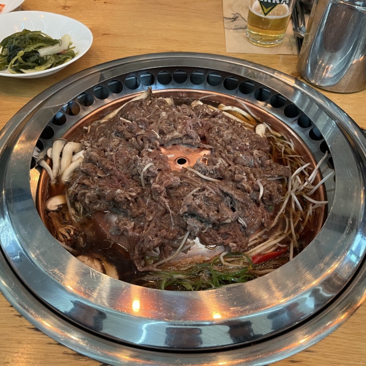 여의도 맛집 삼거리 푸줏간 점심식사로 서울식 불고기랑 제주 흑돼지 돈까스가 맛있고 회식에도 좋은 Ifc고기집 네이버 블로그
