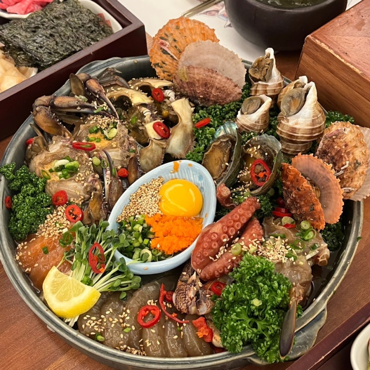 부산 해운대 맛집 해운대 밥집 미포집 해물장 솥밥까지 너무 맛있는 해물한상웨이팅 주차 네이버 블로그